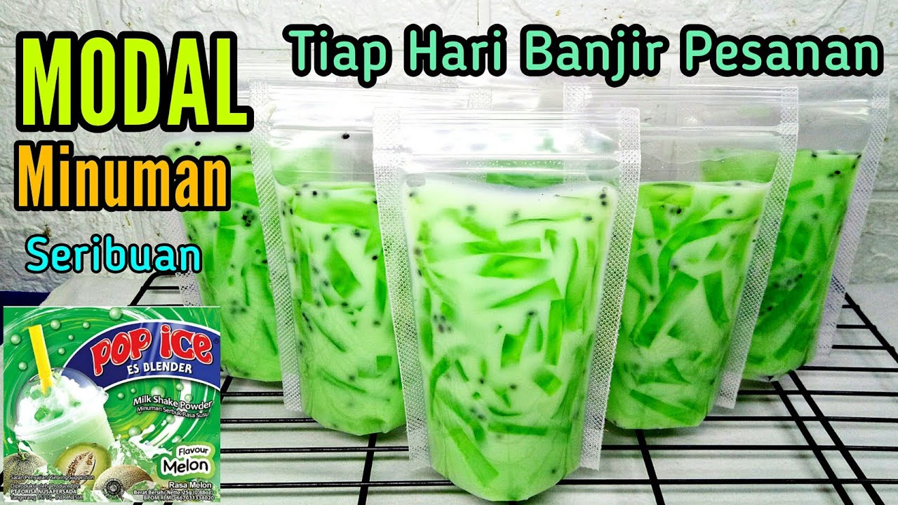 CUMA MODAL POP ICE BANJIR PESANAN!! IDE JUALAN ES KANTONG JELLY MESI ...