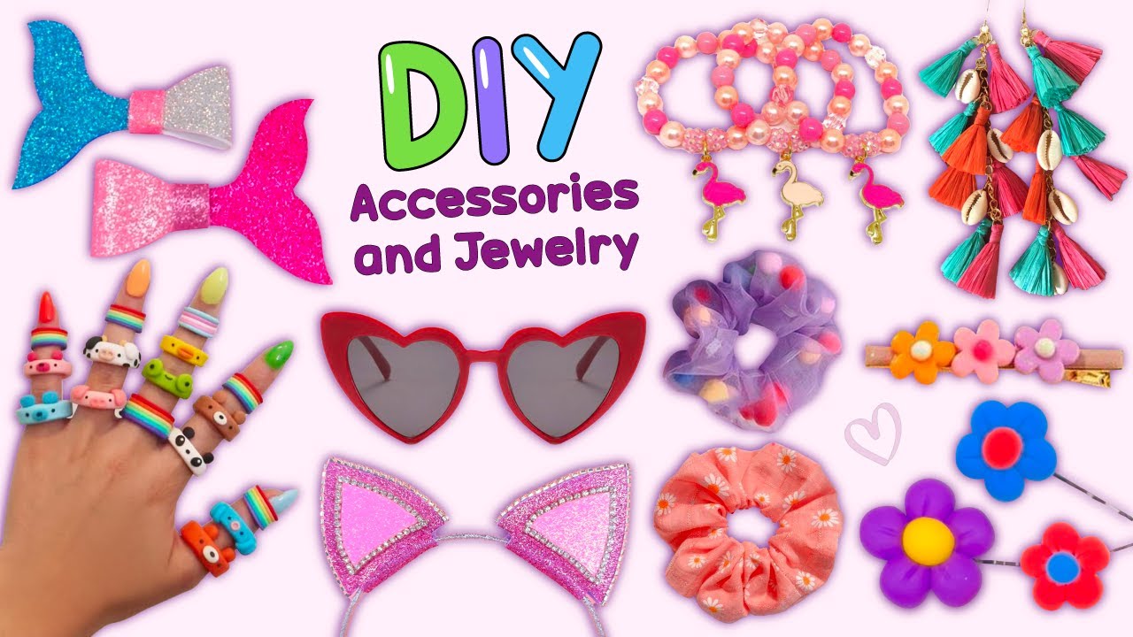 16 DIY Accessories And Handmade Jewelry Ideas - Scrunchies, Bracelet ...