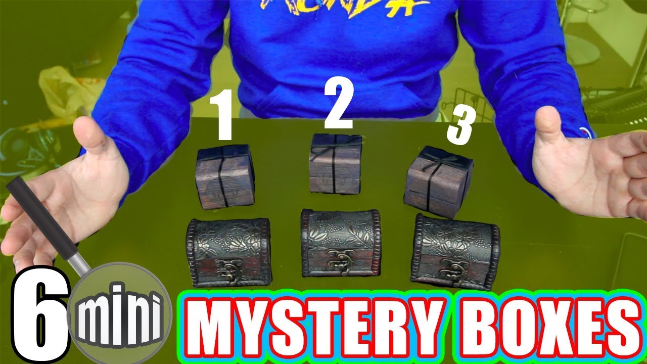 UNBOXING 6 mini MYSTERY BOXES! - YouTube