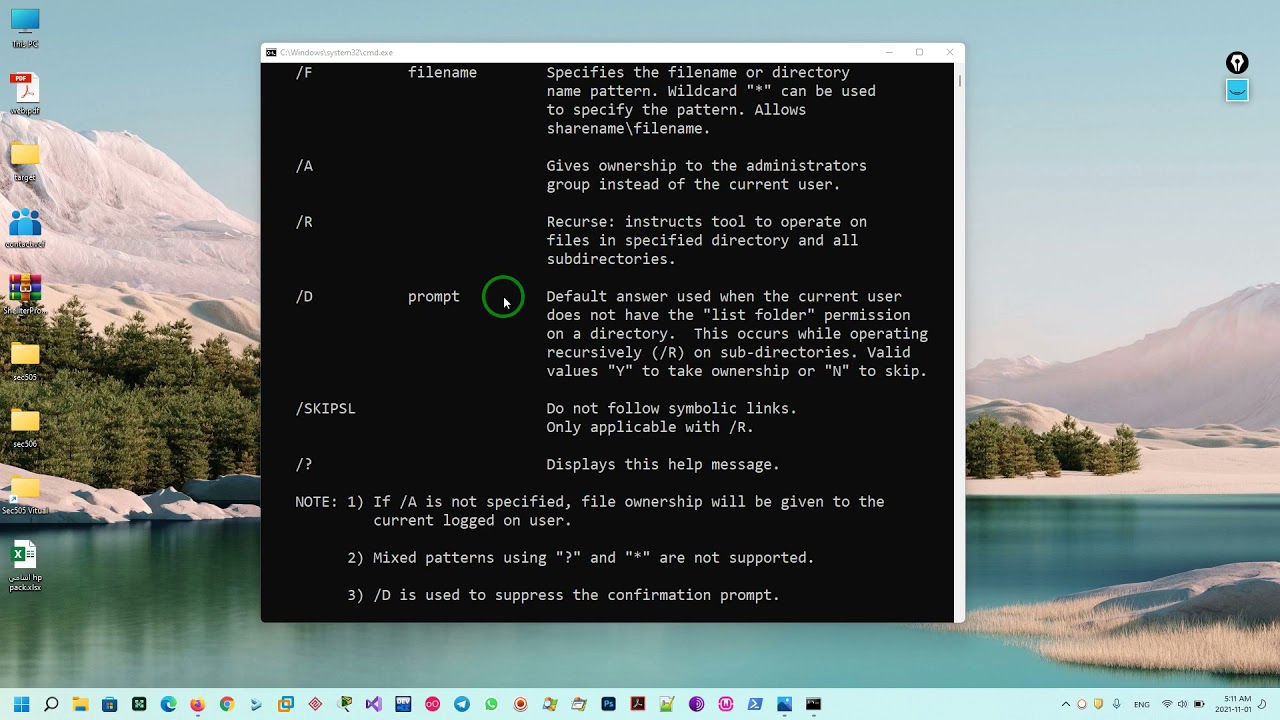 "takeown" Command Power - YouTube