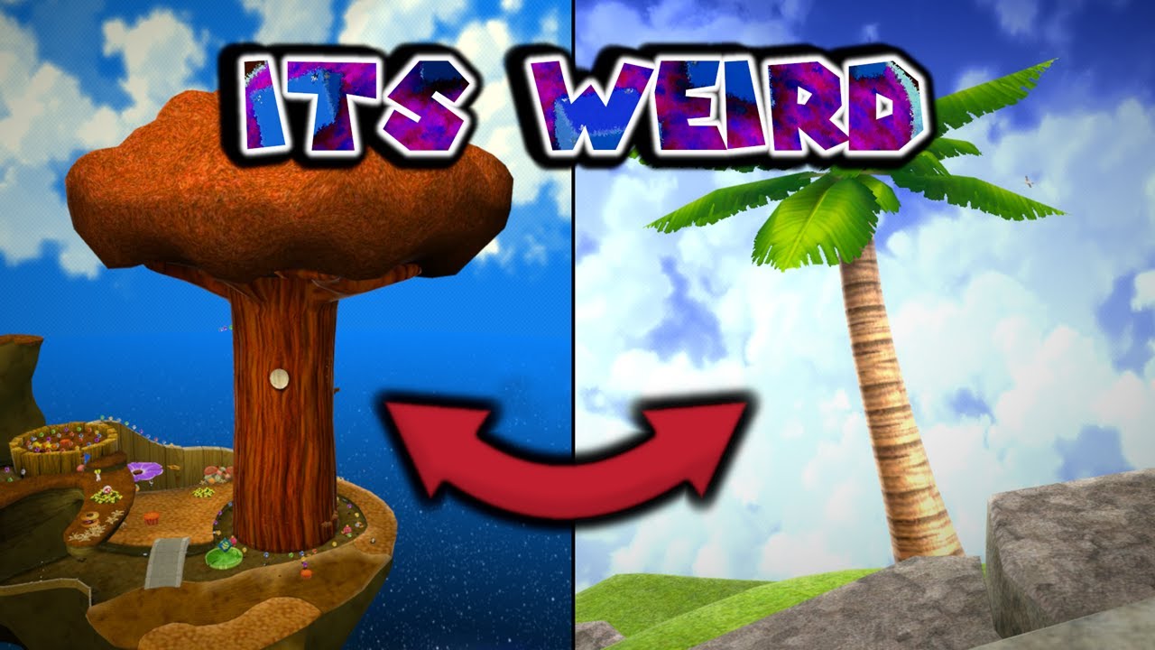 What's Up With The Trees In Mario Galaxy? - YouTube