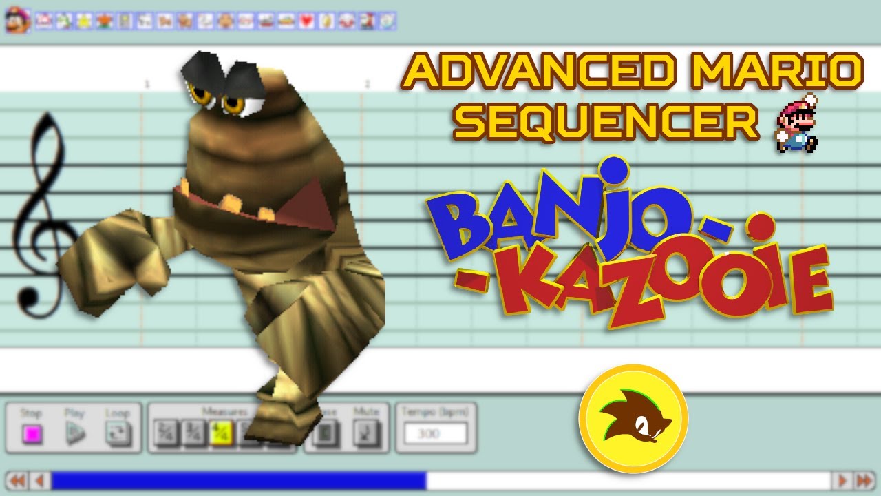 Advanced Mario Sequencer - Banjo-Kazooie - Gobi's Valley - YouTube