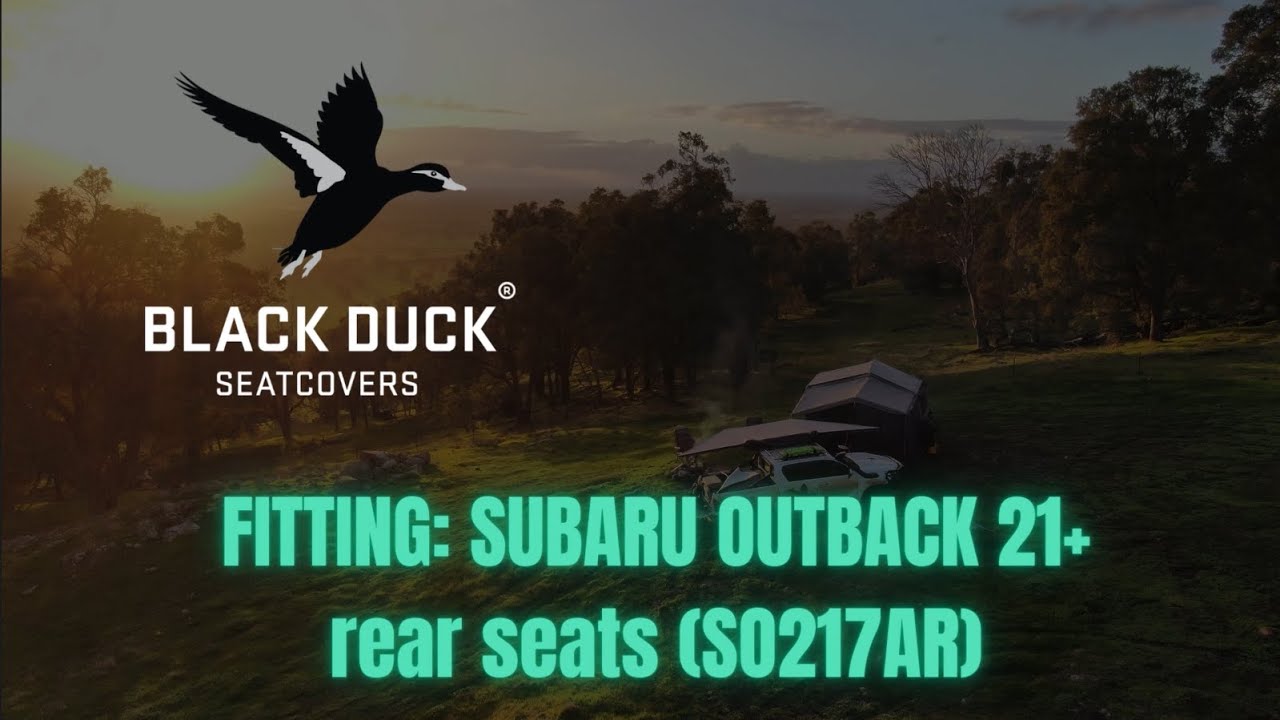2021+ Subaru Outback Rear Seats Fitting Video - YouTube