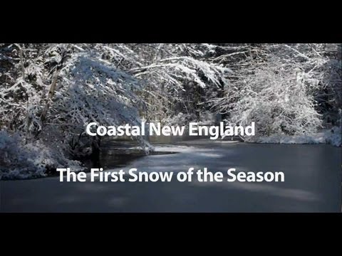 A drive up the coast of New England - First snow of 2009 Holiday Season ...