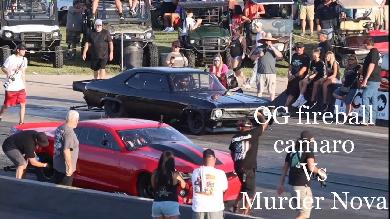 OG fireball Camaro Vs Murder Nova at the Outlaw Armageddon 7 - YouTube