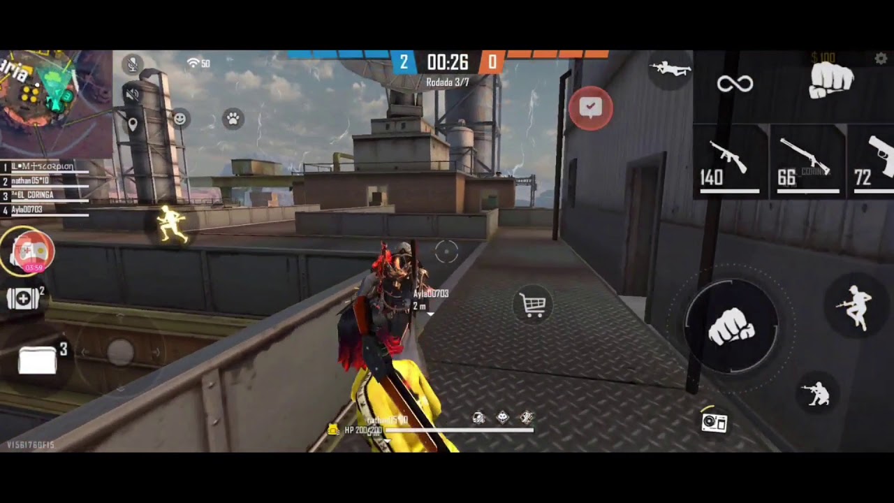 Contra Squad Insano - Scorpions Free Fire - YouTube