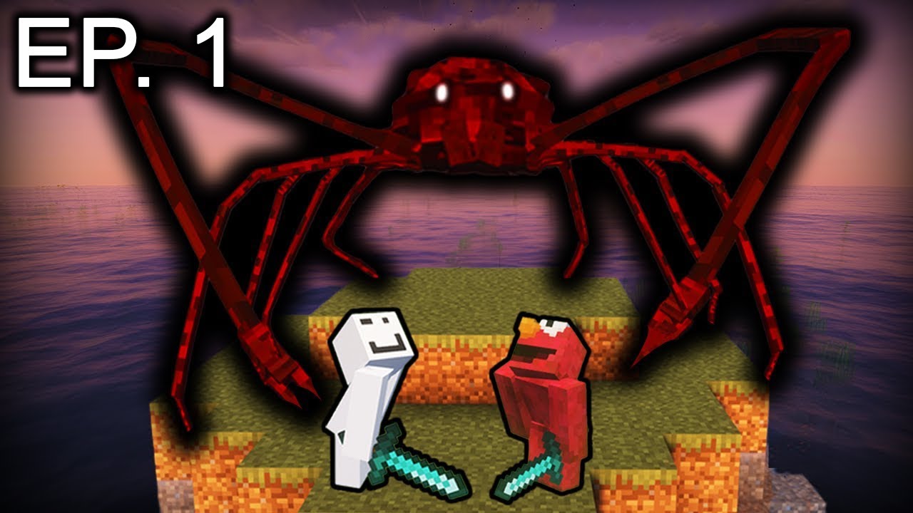 Surviving Terrifying Mods on an Island in Hardcore Minecraft - YouTube