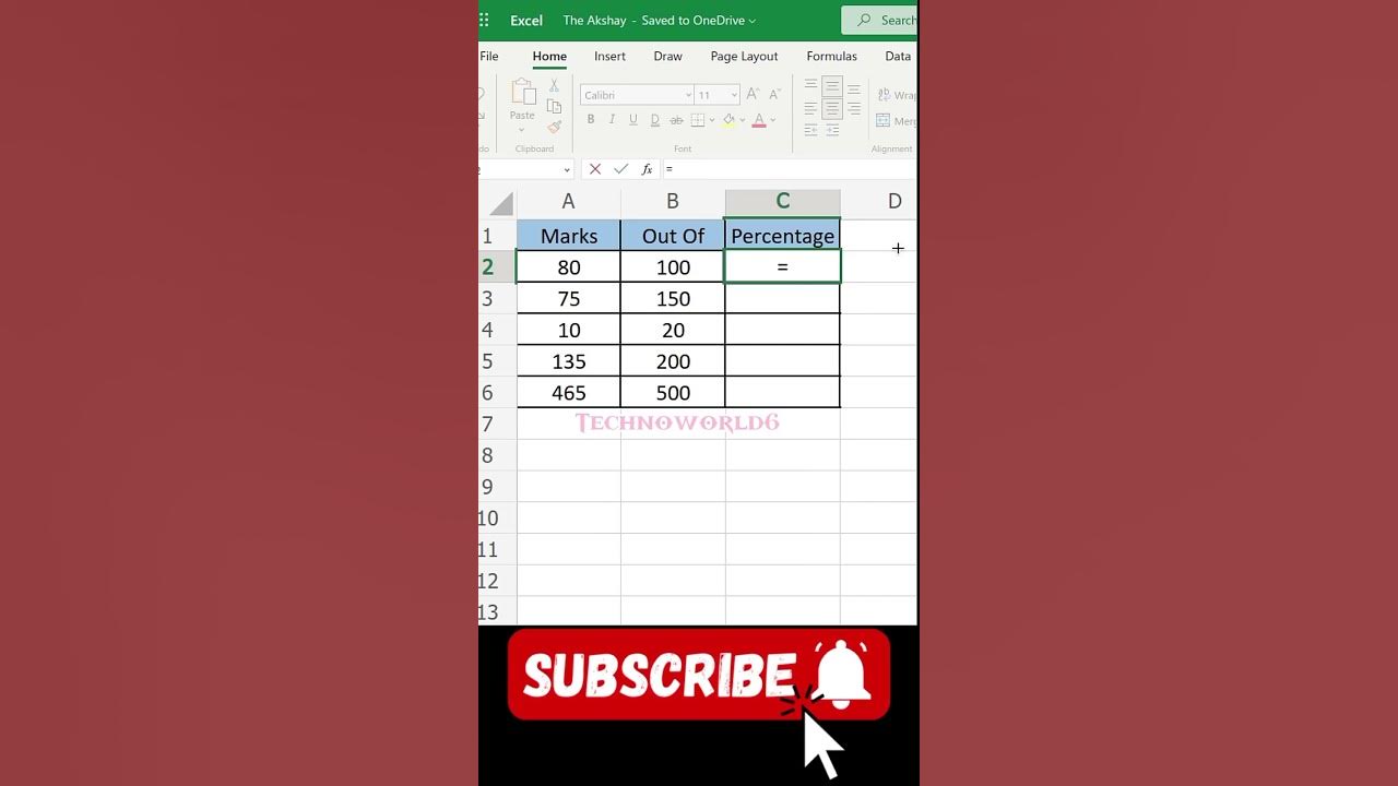 Find Percentage In Ms Excel Short Trick Exceltips Exceltricks Tutorial Shortsfeed