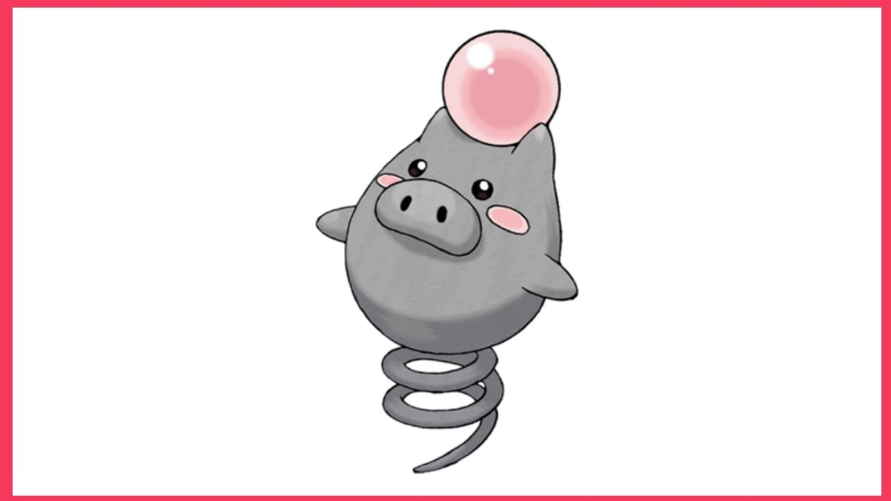 How to draw spoink from Pokemon step by step tutorial - YouTube