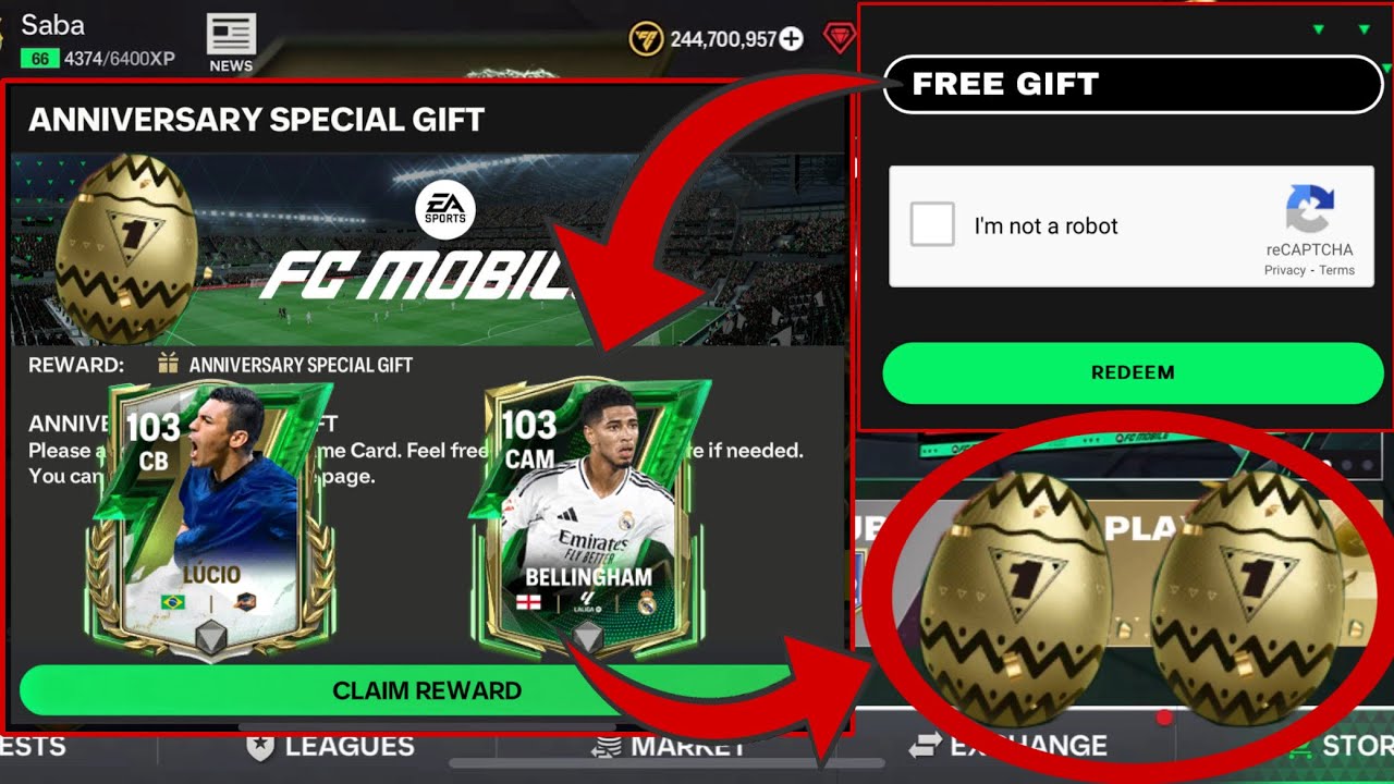 FC MOBILE NEW REDEEM CODE! WHERE ARE NEW MYSTERY EASTER EGGS! FREE ...