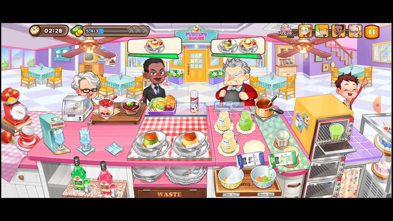 Cooking Adventure - Pudding House - Level 55 - YouTube