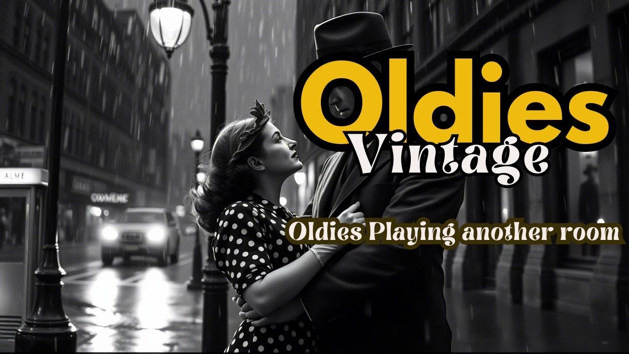1950s, oldies playing in another room while you dreaming (cozy ambience ...