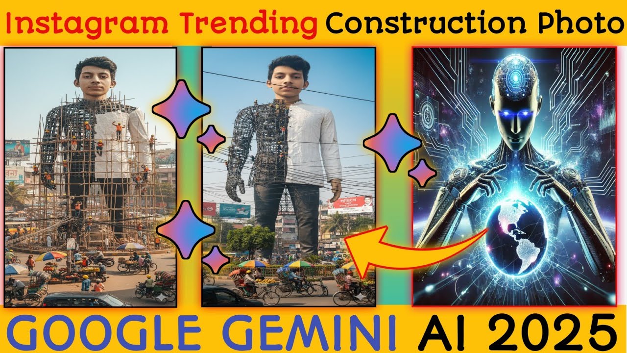 🔥Google Gemini 3D Construction Photo Trend | Viral Photo Editing 🔥 ...