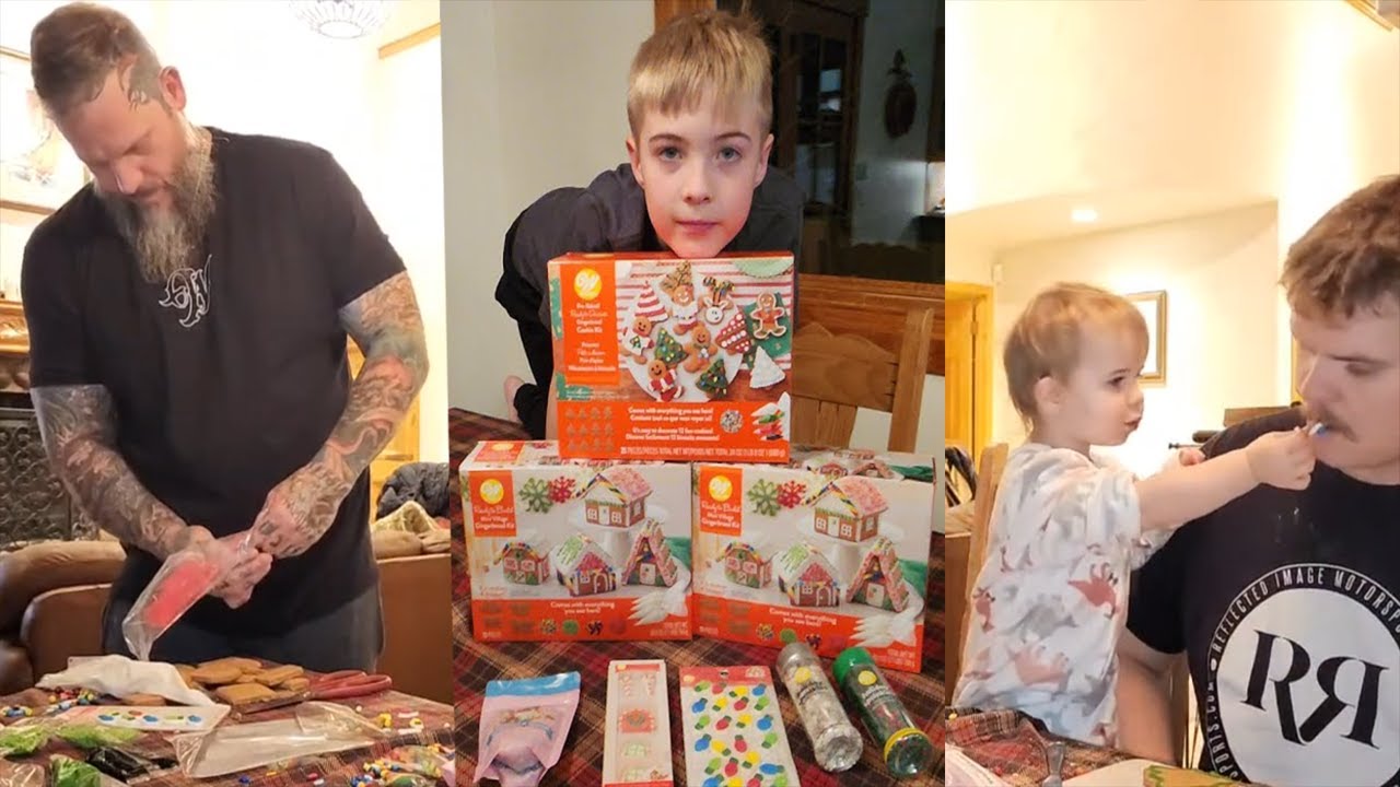 Making Gingerbread Men & Houses LIVE At The Cabin! - YouTube