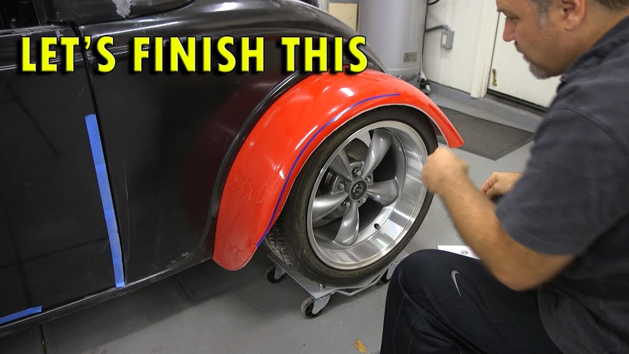 Factory Five 33 Hot Rod V2 - Rear Fenders Finalized - YouTube