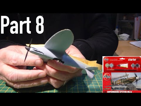 Part 8 | Building the Airfix Spitfire starter kit - YouTube