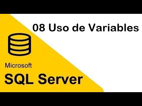 08 SQL SERVER Uso de Variables - YouTube