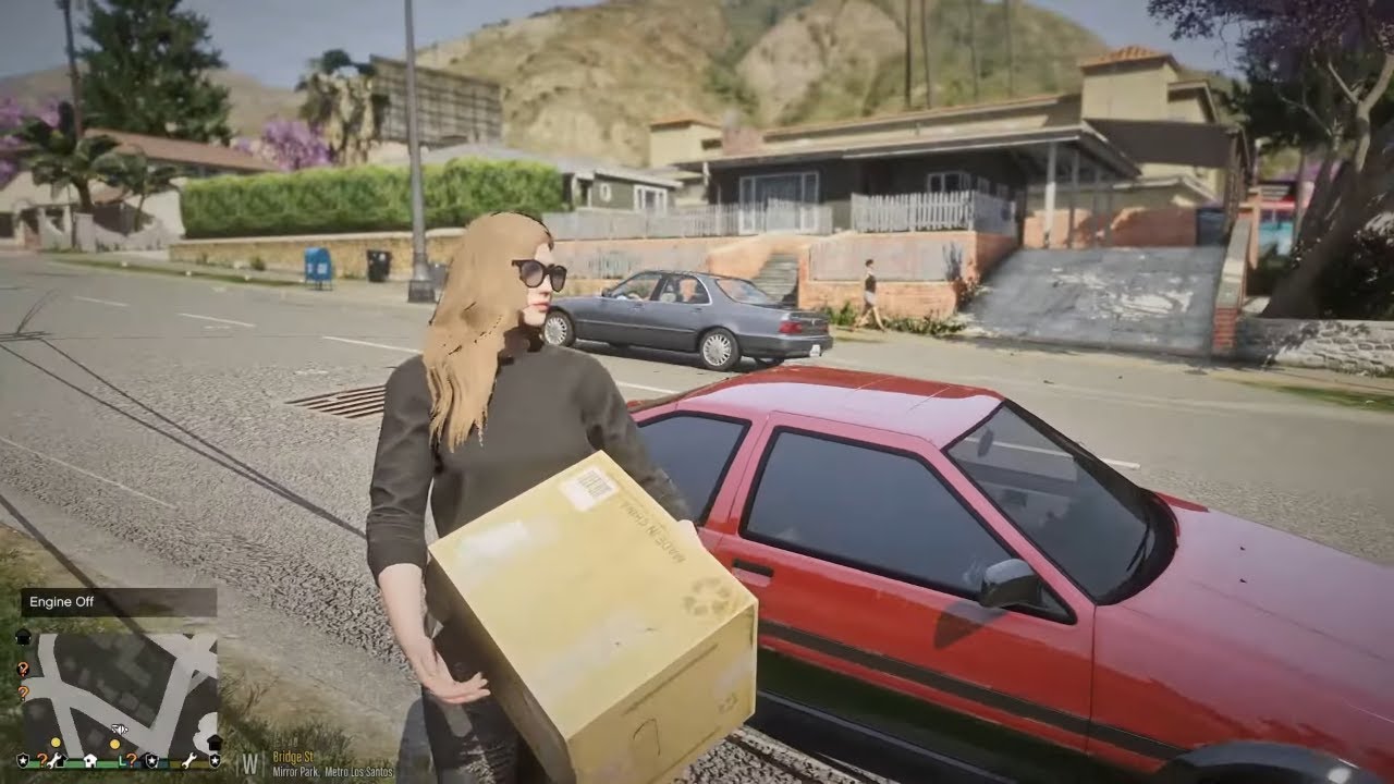 Gta 5 Let's Go To Work AE86 Tofu Delivery Services/Job - Female Driver ...