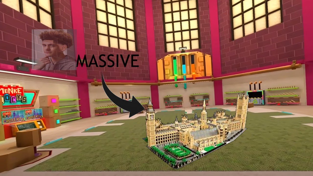 I Built A MASSIVE Build In Monke Blocks!!! Pt.1 - YouTube