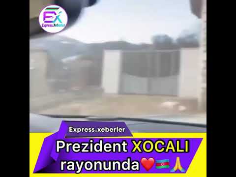 AZERBAYCAN RESPUBLIKASININ PREZIDENTI ILHAM ALIYEVIN SUSAYA SEFERI ПРЕЗИДЕНТ АЗЕРБАЙДЖАНА В ХОДЖАЛЫ!