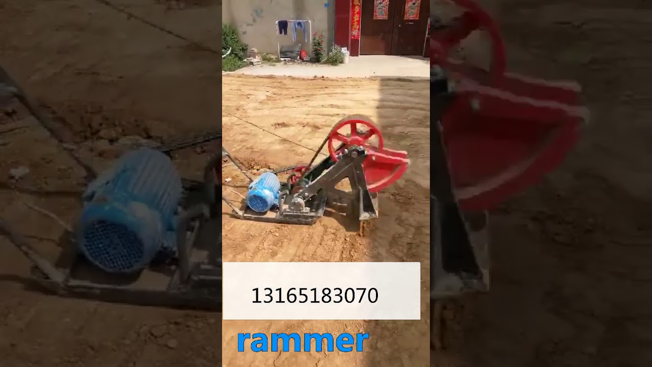 frog tamping rammer vibratory tamping rammer,made in China soil ...