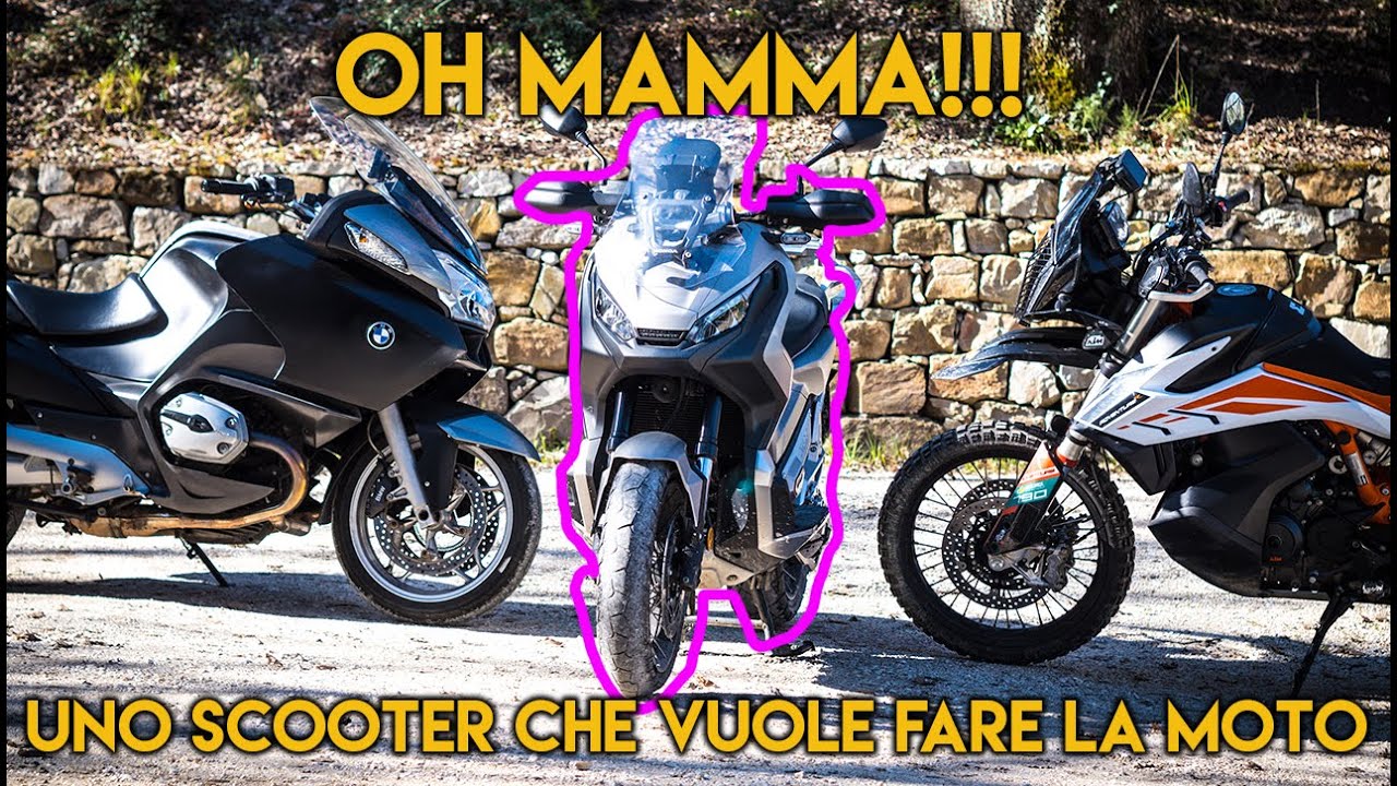 ORRORE!!! UNO SCOOTER CHE VUOLE FARE LA MOTO!!! HONDA XADV - YouTube