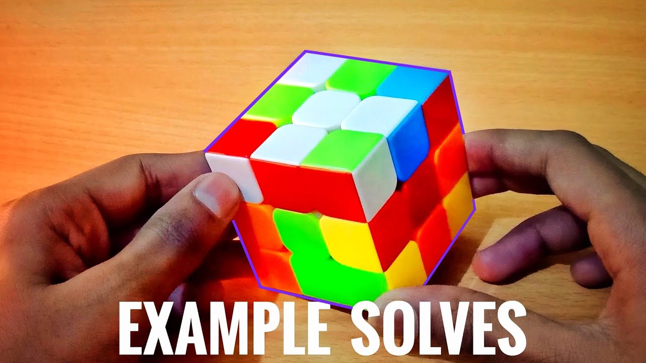 ADVANCED EXAMPLE SOLVES 🎲 ! (WHITE CROSS) - YouTube
