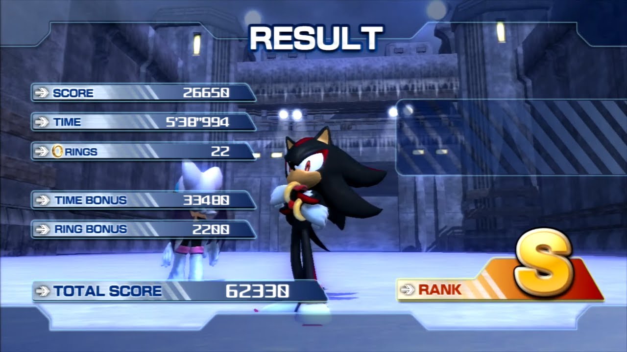 Sonic The Hedgehog 2006: White Acropolis Hard Mode (Shadow) [S rank ...
