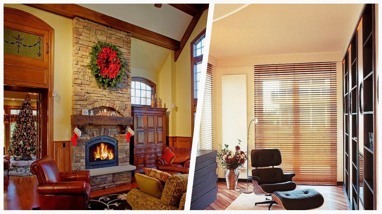 75 All Fireplaces Family Room With Yellow Walls Design Ideas You'll ...