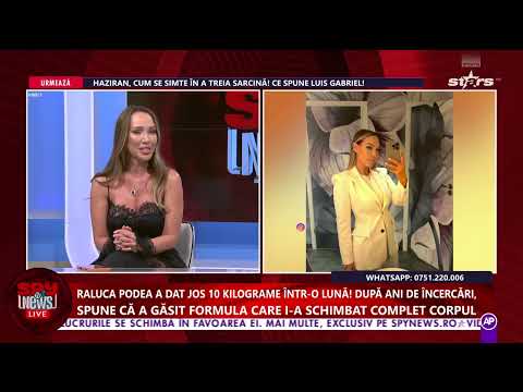 Raluca Podea a dat jos 10 kilograme într-o lună! | Spynews TV Live | Antena Stars