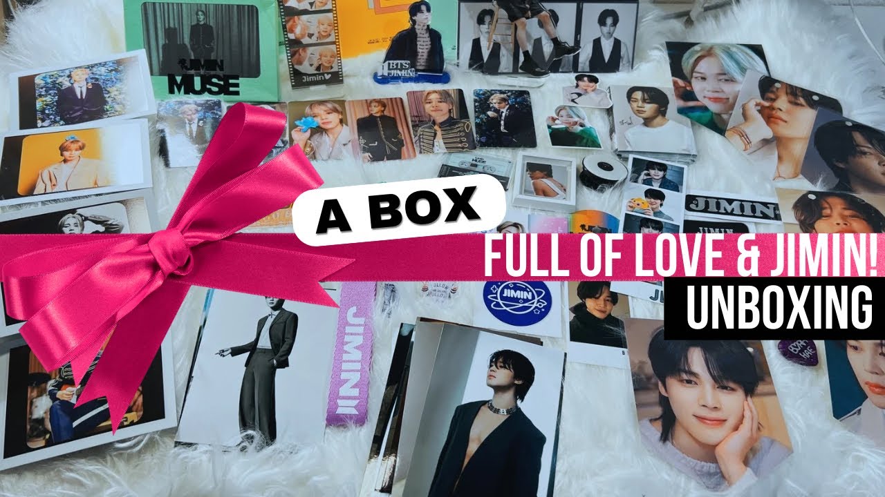 [4K] UNBOXING A BOX FULL OF LOVE & JIMIN 🎁🇺🇸 - YouTube