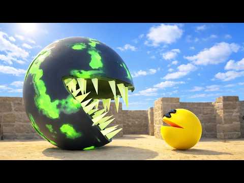 Pacman Vs Toxic Monster (Level 20 : Cursed Candy)