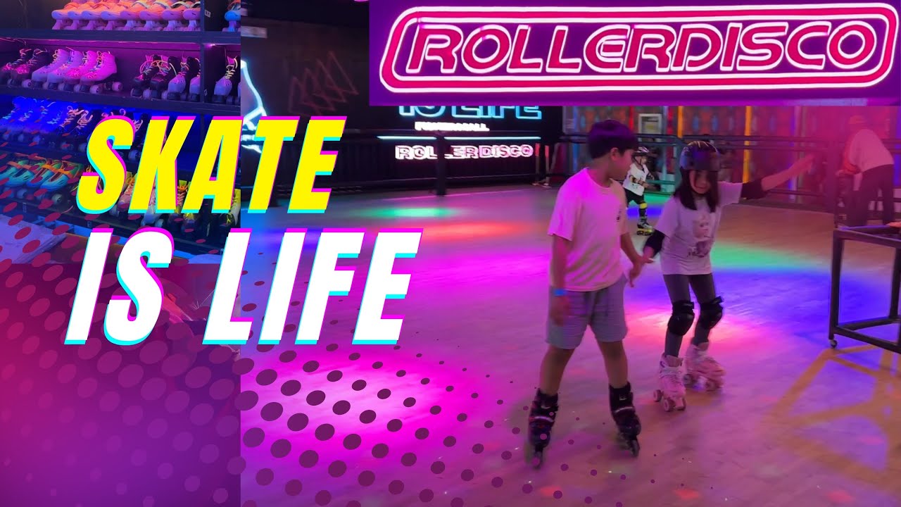 We Tried Roller Skating.. Athena's Family Survived! - YouTube