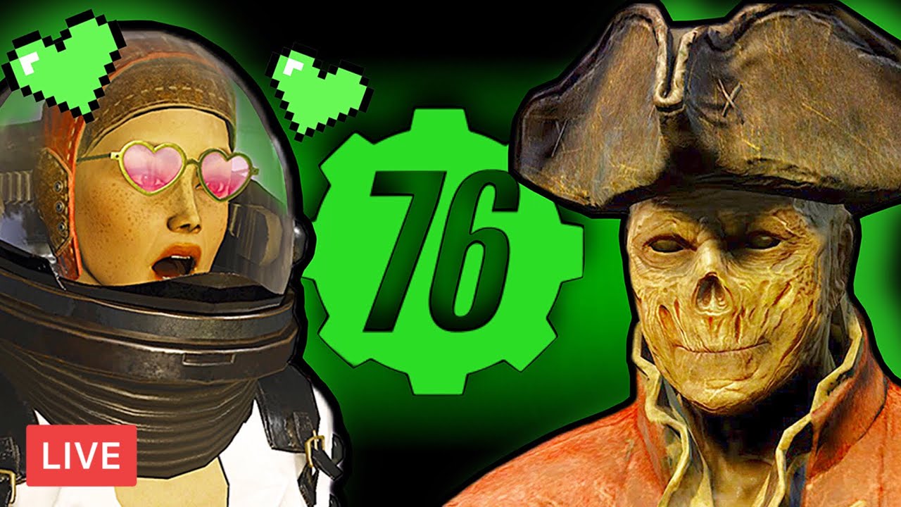 Glow of the Ghoul! Fallout 76 (LIVE) Becoming Nuka Ghoula Girl?! Season ...