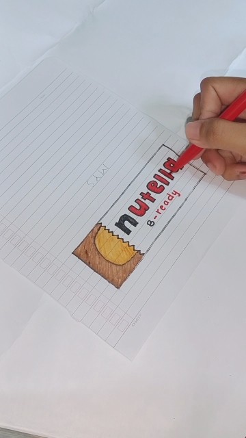PAPER SQUISHY NUTELLA - YouTube