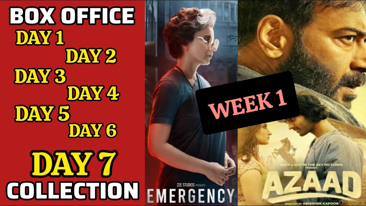 Azaad, Emergency Box Office Collection WEEK 1 l Worldwide Collection l ...