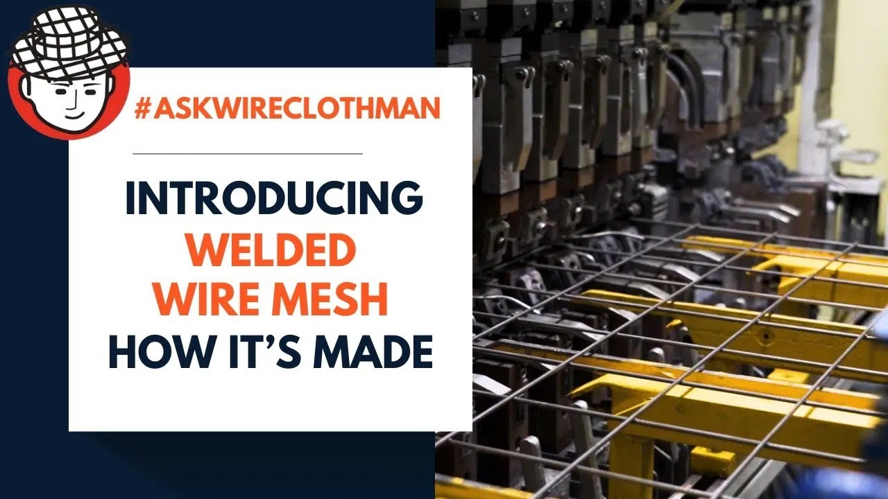 How Welded Wire Mesh Is Made | Ask Wire Cloth Man - YouTube