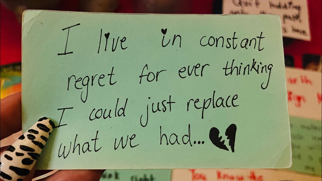 You told them you only give people so many chances.. Cycle completion ...