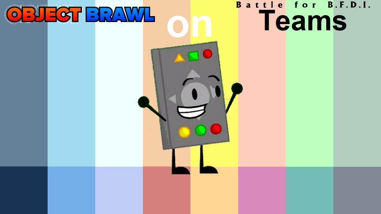 If Object Brawl Characters were on BFB Teams - YouTube