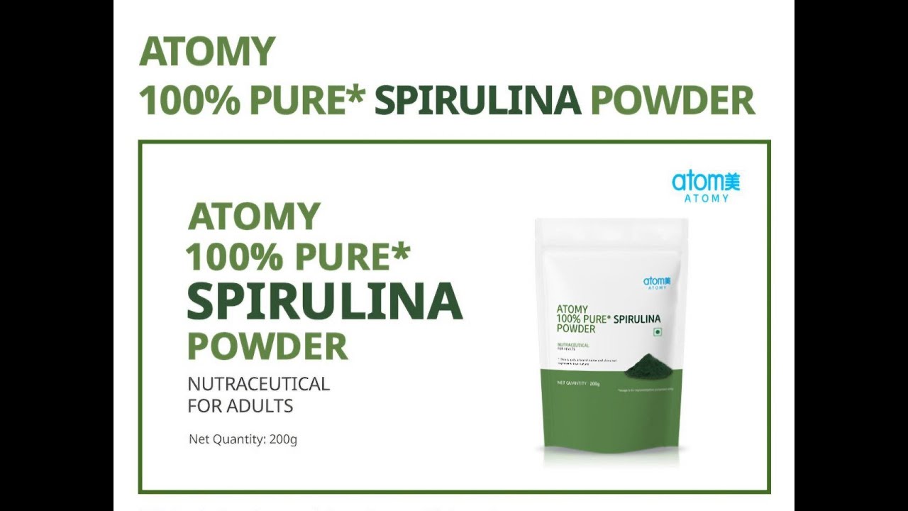 Discover The Power of Atomy 100% Pure Spirulina - Made in India - Atomy ...