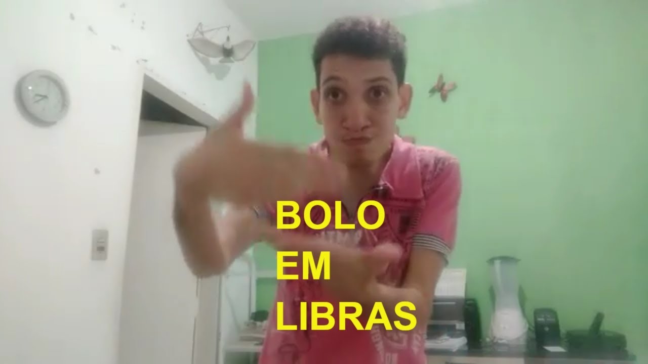 Sinal de BOLO em LIBRAS - YouTube