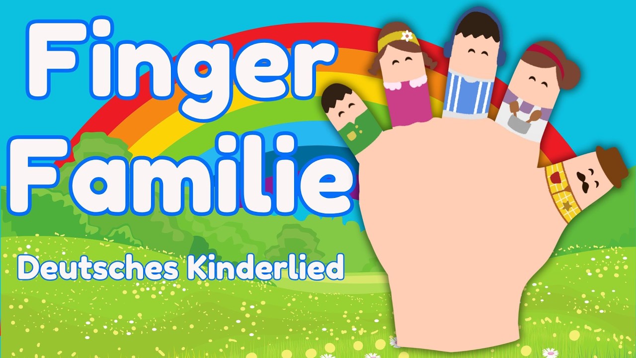 Finger Familie - Fingerspiel 🖐️ German Finger Family Kinderlieder 👶 🎶 ...