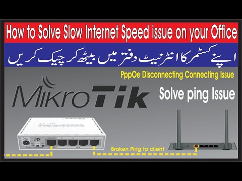 How to Solve Slow Internet Speed issue on your Office | MIkrotik Router ...