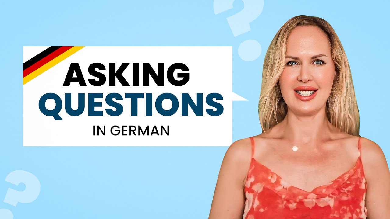 Asking Questions In German | Learn German - YouTube