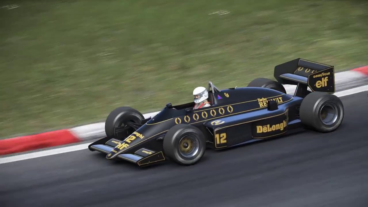 Lotus Type 98T Renault Turbo - Nurburgring GP (Project Cars) - YouTube