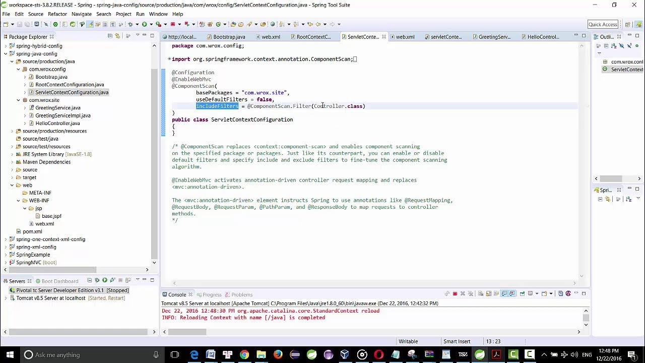 Spring MVC Java based configuration - YouTube