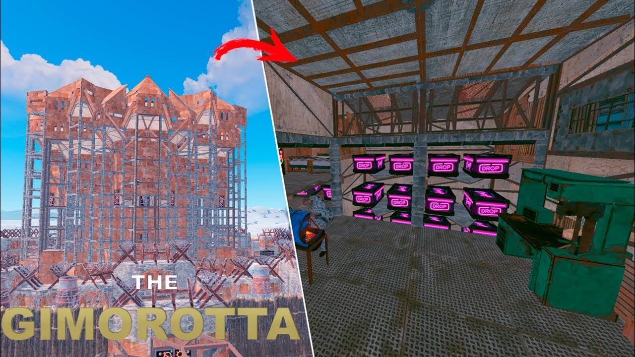 THE GIMOROTTA - Best 4x4 clan base in RUST? | Open Core + Wide Gap ...