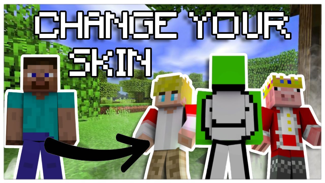 How To Change Your Minecraft Skin (Any Java Version) - YouTube