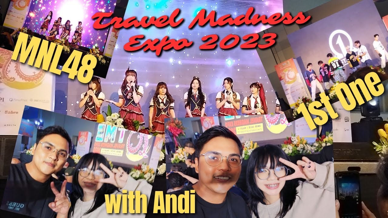 TRAVEL MADNESS EXPO 2023 (MNL48 & 1ST ONE) || Marion Elijah - YouTube