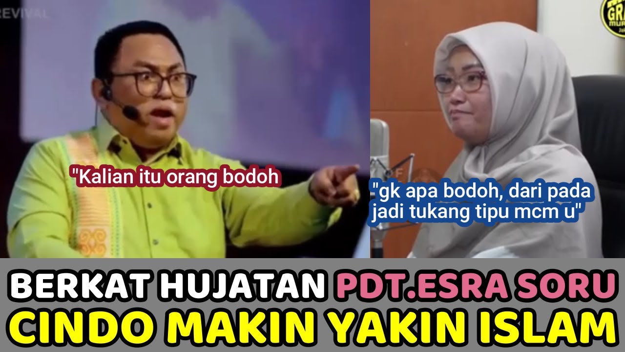 Berkat Hujatan Pdt.Esra Soru & Polikardus..Makin Banyak Cindo Yakin ...